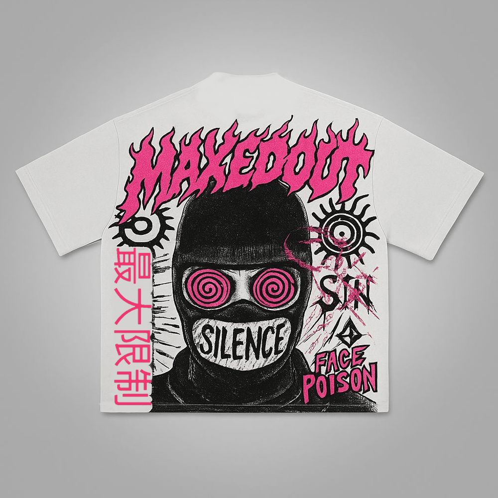 maxed out - face poison t’shirt | offiMaxedOut