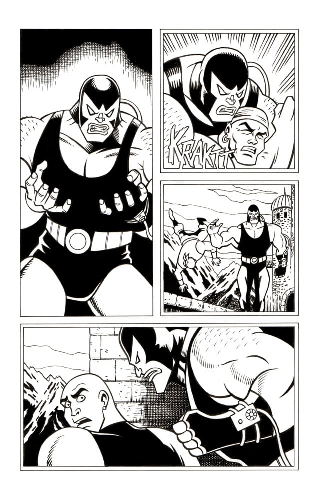 Bootleg Batman Adventures 2: pg. 15 original art | Nick Justus Art