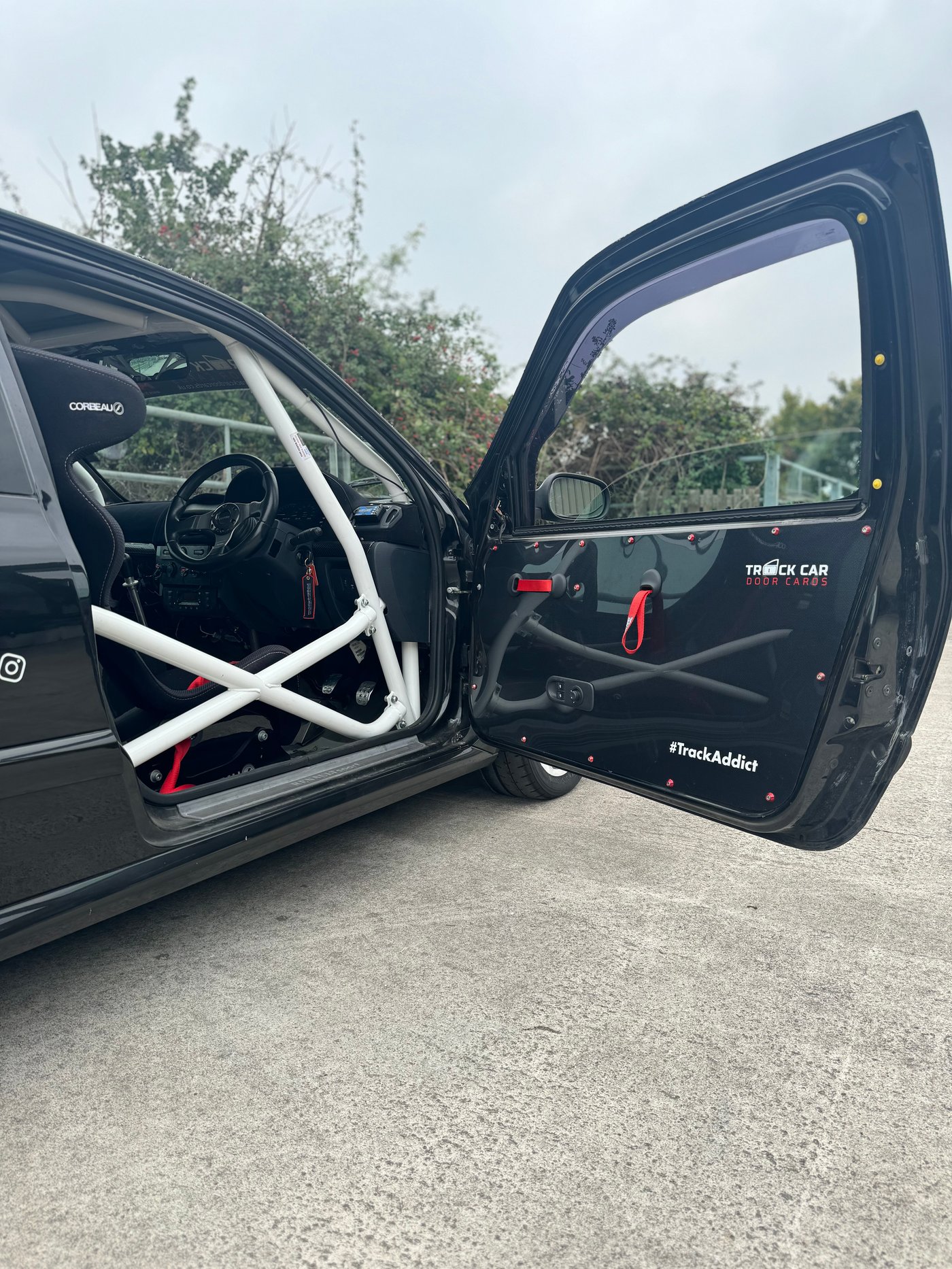 Custom Made Door Cards & Panels - Track Car Door Cards