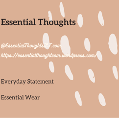 Home | Essential Thoughts LF